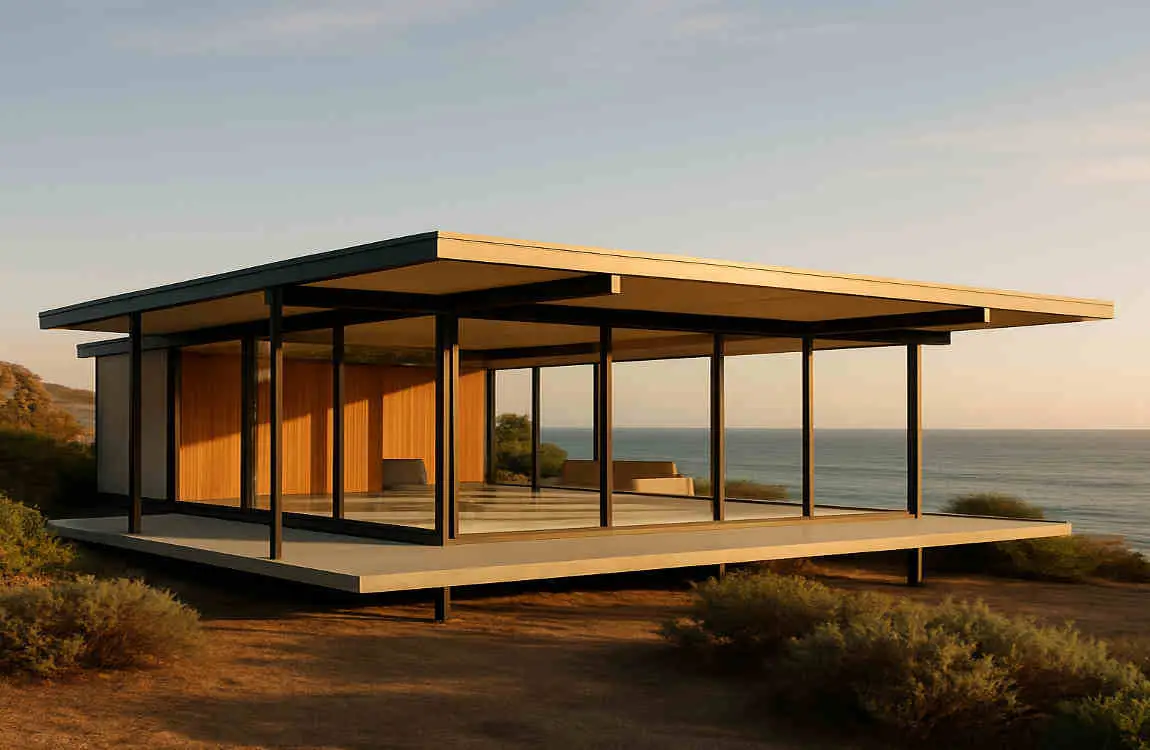 Discover The Iconic Hunt House in Malibu by Craig Ellwood - Bingo At Home