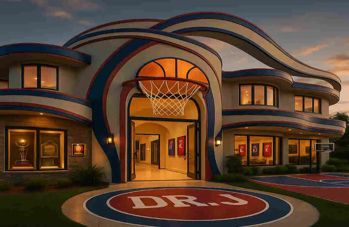How does Julius Erving's house reflect his basketball legacy - Bingo At ...