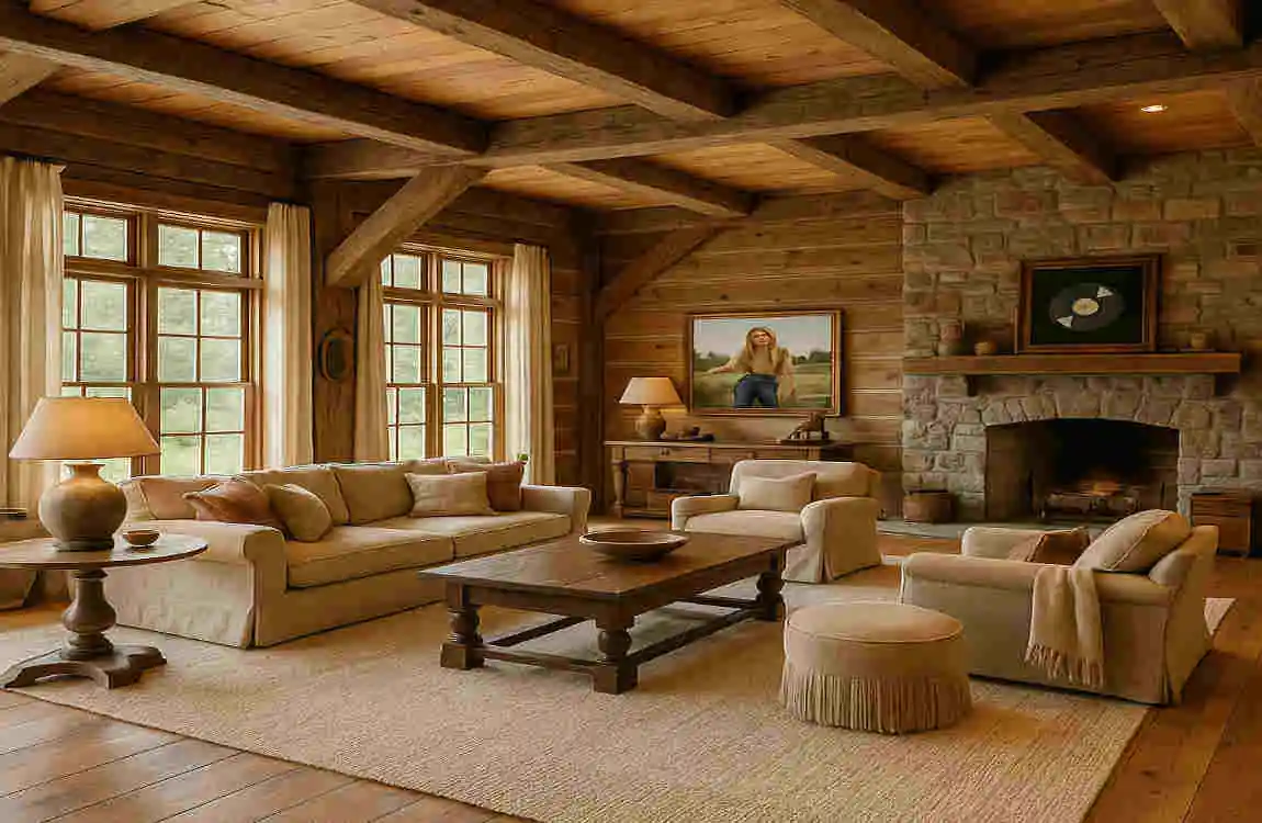 Inside Miley Cyrus's Stunning Tennessee Farmhouse Retreat - Bingo At Home
