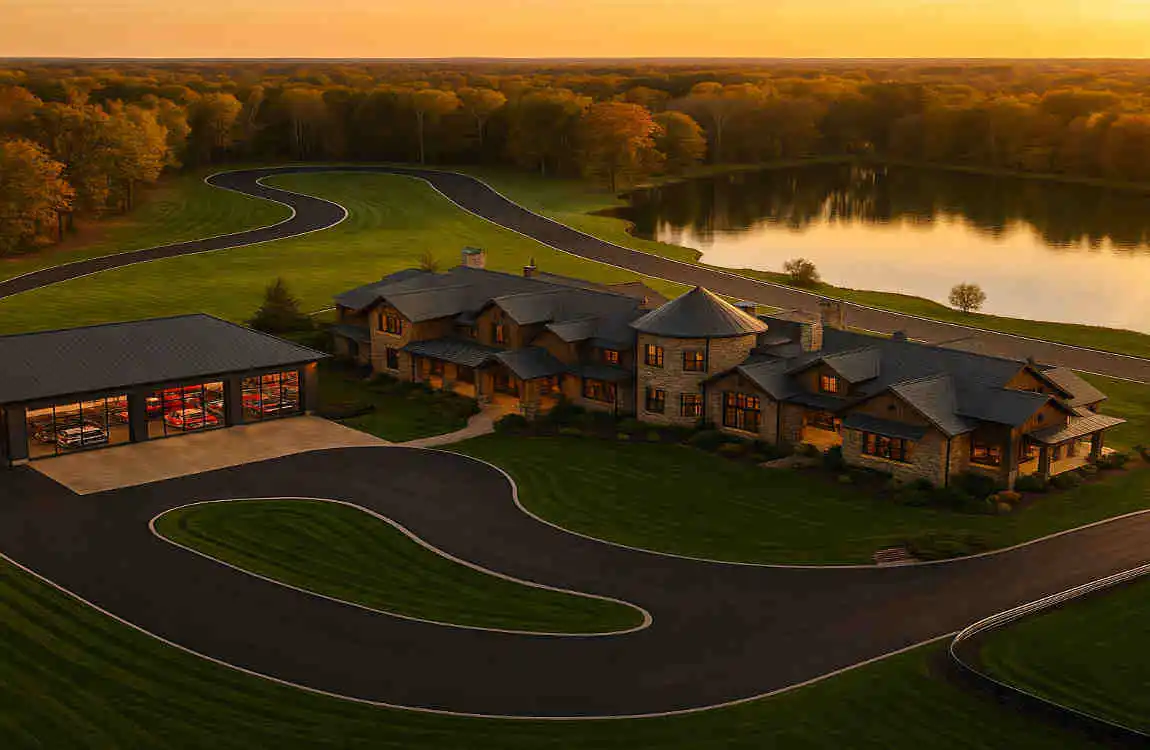 What makes Tony Stewart's house in Columbus Indiana so unique - Bingo ...
